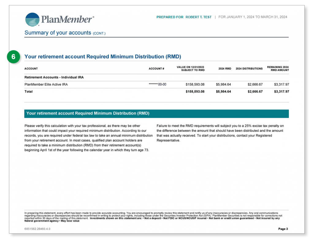Statement Guide - PlanMember