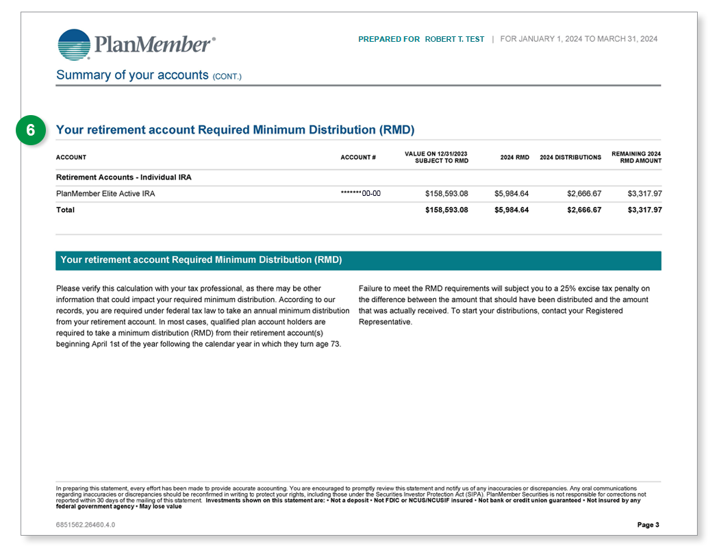 Statement Guide - PlanMember